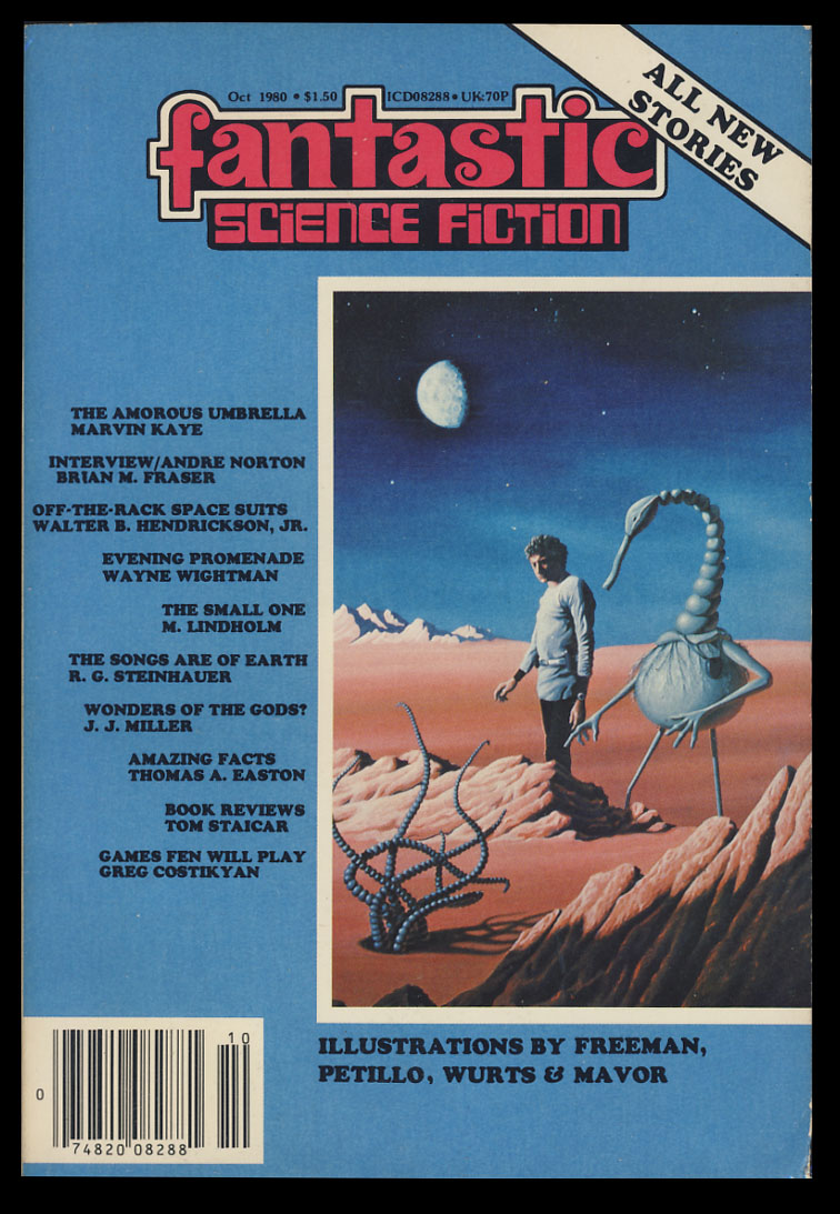 Fantastic October 1980 by Gohagen, Omar, ed: Pictorial wrappers (1980 ...