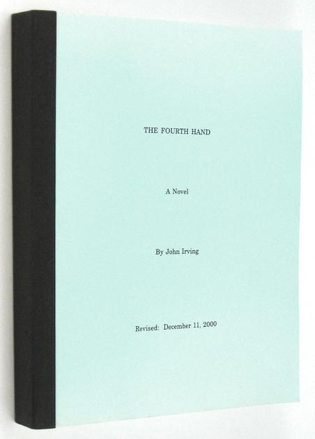 The Fourth Hand [With Textual Variations] by IRVING, John: Fine No ...