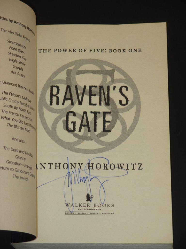 Raven's Gate: The Power of Five: Book One [SIGNED] by Anthony Horowitz ...