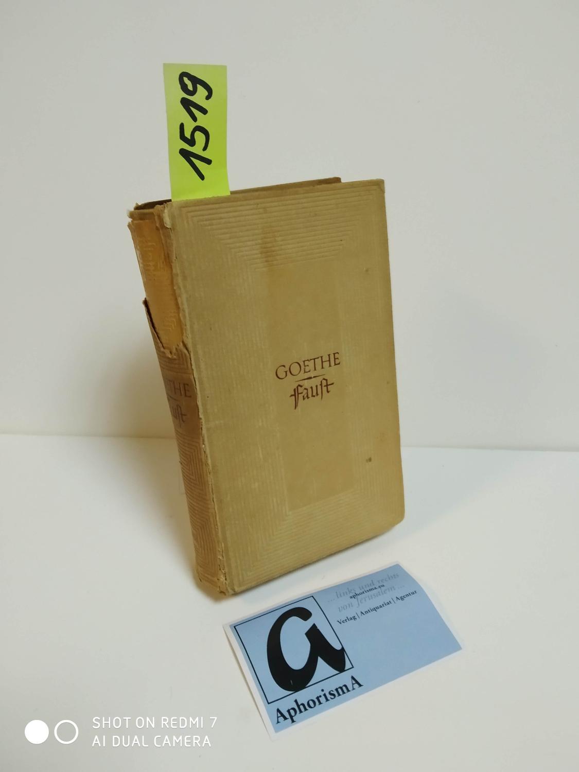 faust urfaust faust - ZVAB