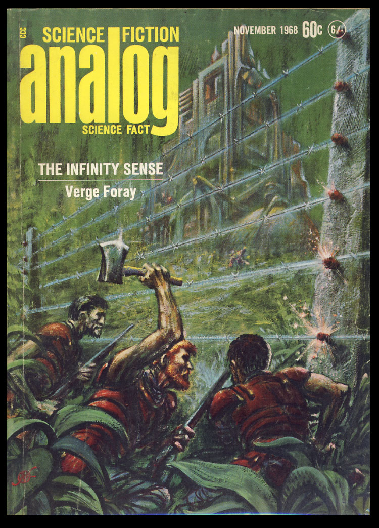 The Alien Enemy in Analog Science Fiction Science Fact November 1968 by ...