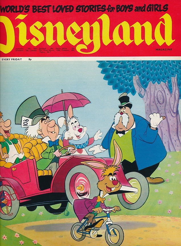 Disneyland Magazine. No's 79 - 104. 1972 by Disney, Walt: Very Good Red ...
