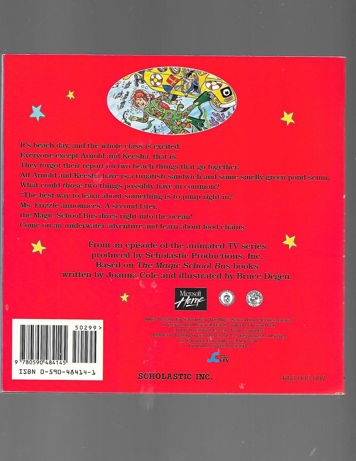 The Magic School Bus Gets Eaten: A Book About Food Chains by Relf, Pat ...