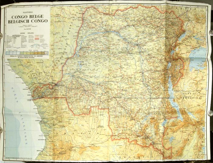 Mantnieks Congo Belge (Belgisch Congo). by AFRICA - CONGO): (1956) 2nd ...