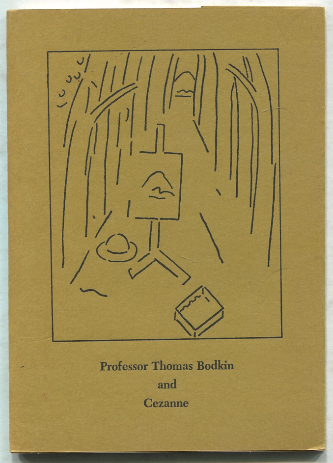 Professor Thomas Bodkin and Cezanne by MILLS, Stuart, text by. Drawings ...