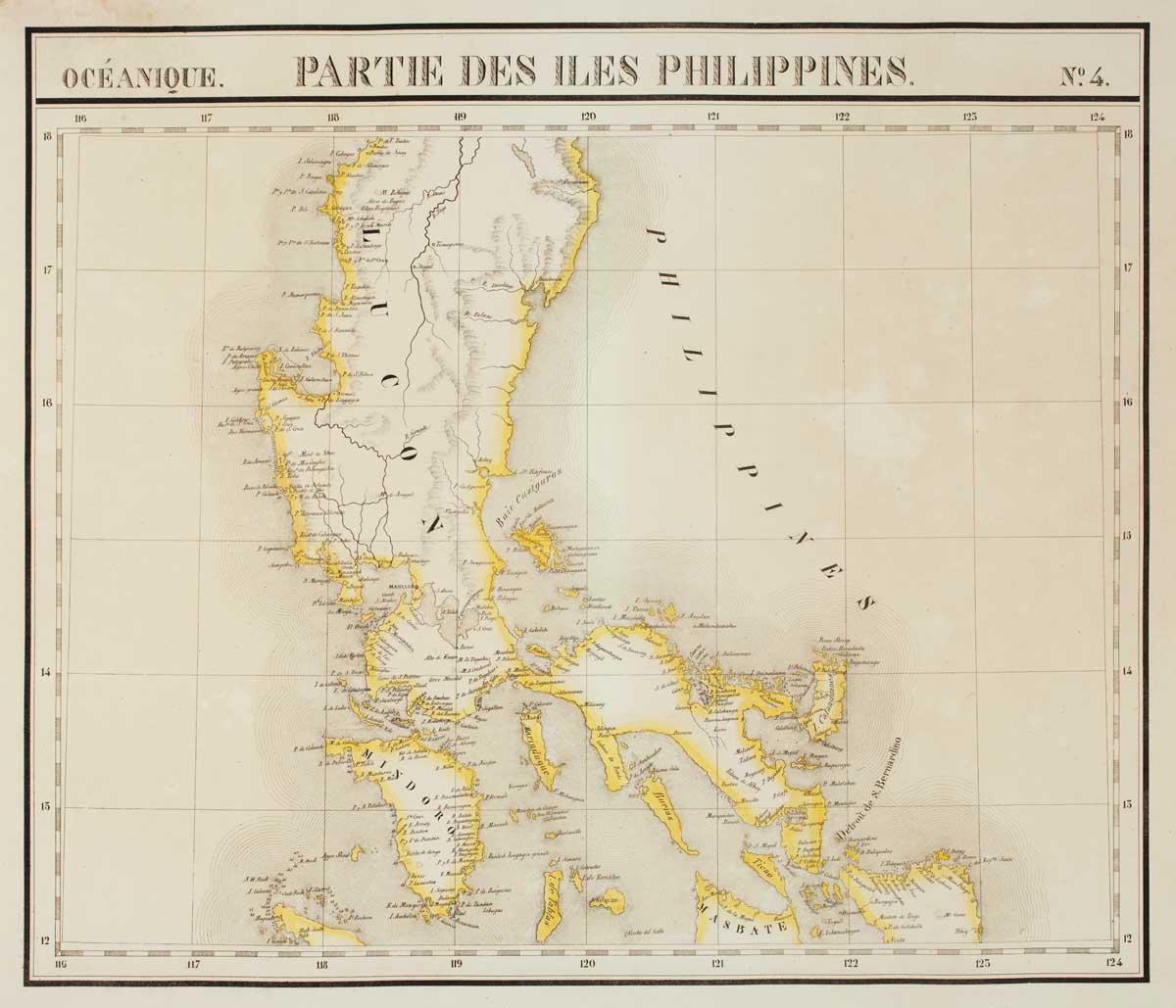 Océanique. Partie des Iles Philippines. [Plates 4, 6, 7, 14, 15 & 5 ...