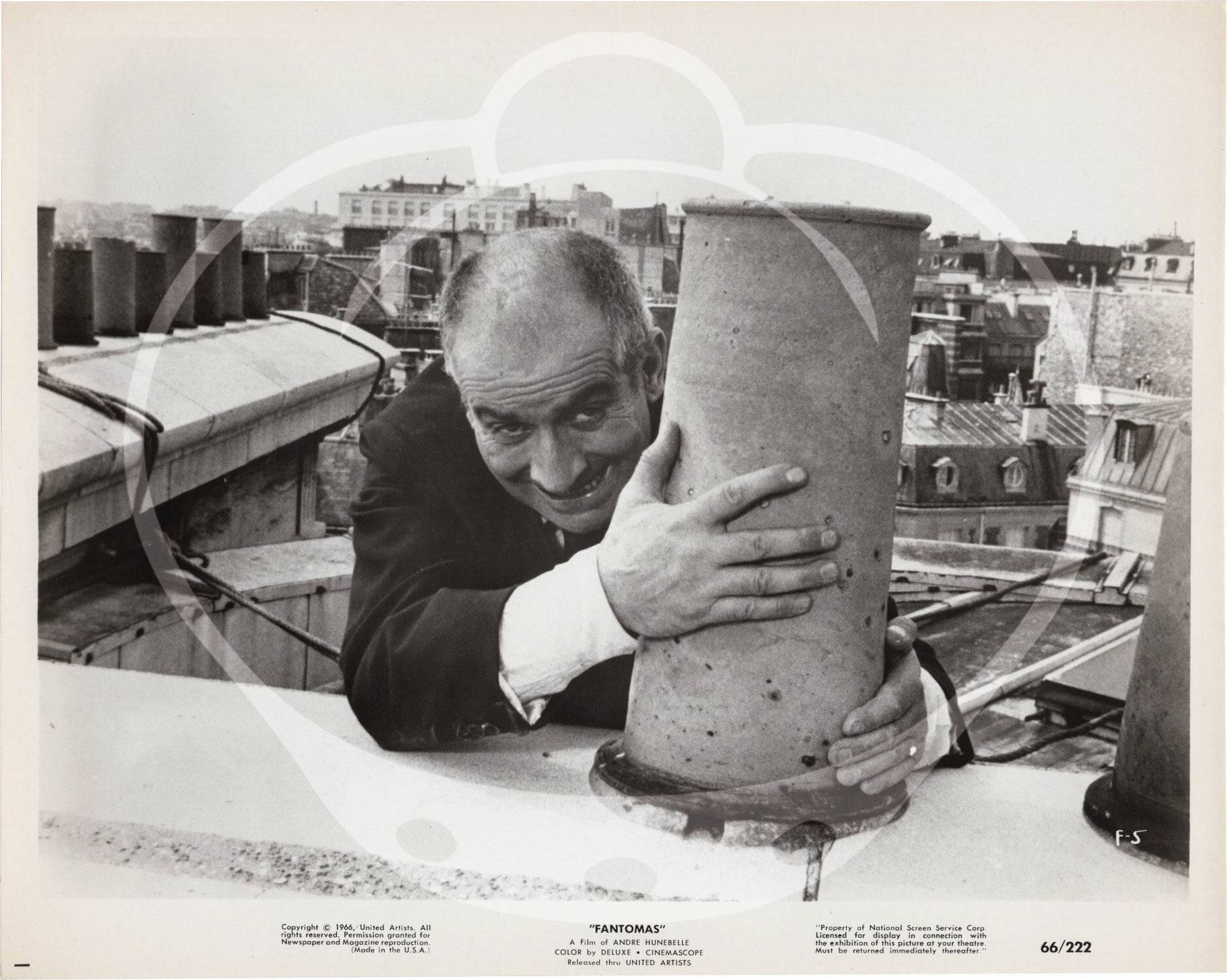 Fantomas (Two original photographs from the 1964 film) by Andre ...