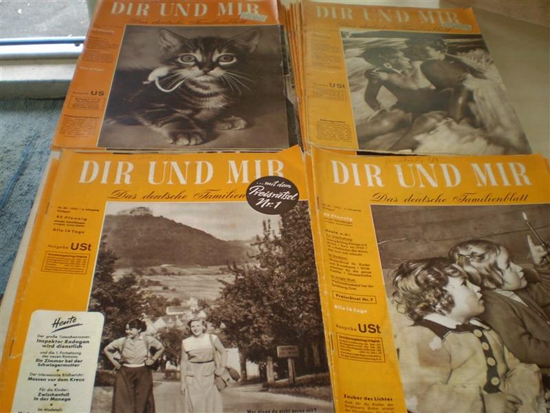 DIR UND MIR. Das deutsche Familienblatt. Konvolut des 4. Jahrgangs 1951 ...