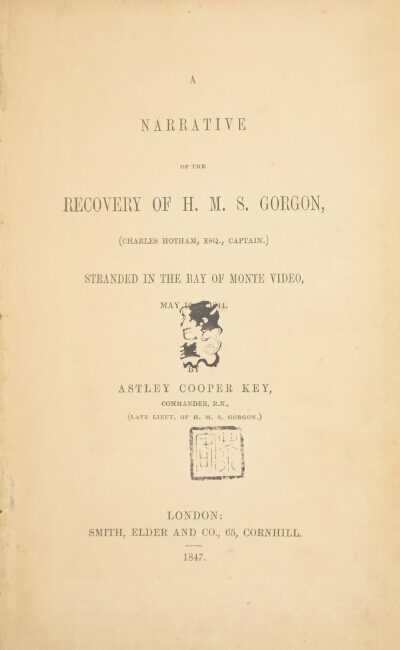 A narrative of the recovery of H.M.S. Gorgon, (Charles Hotham, Esq ...
