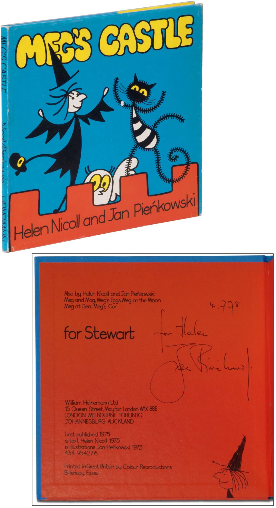 Meg's Castle by NICOLL, Helen and Jan Pienkowski: Fine Hardcover (1983 ...