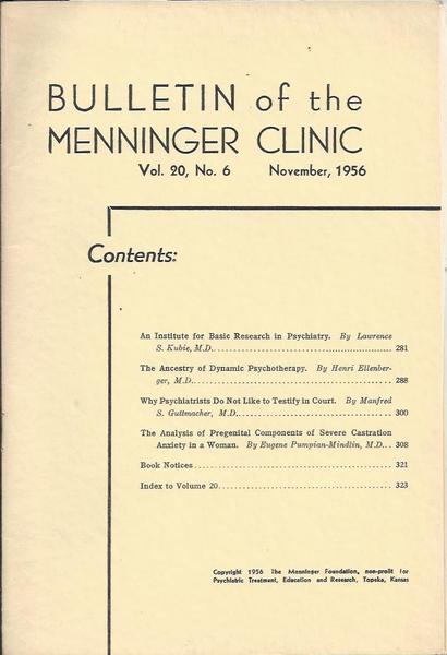 The ancestry of dynamic psychothérapy OFFPRINT de Henri F. Ellenberger ...