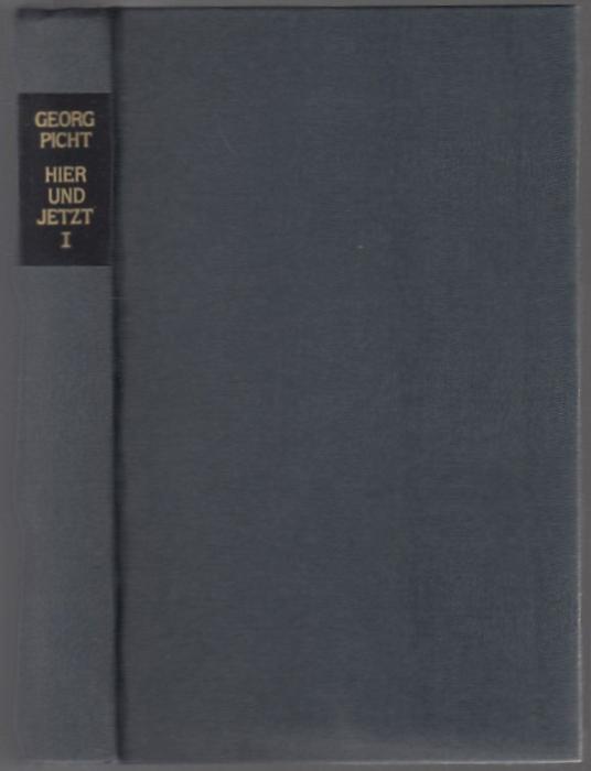 hier und jetzt von georg picht - ZVAB
