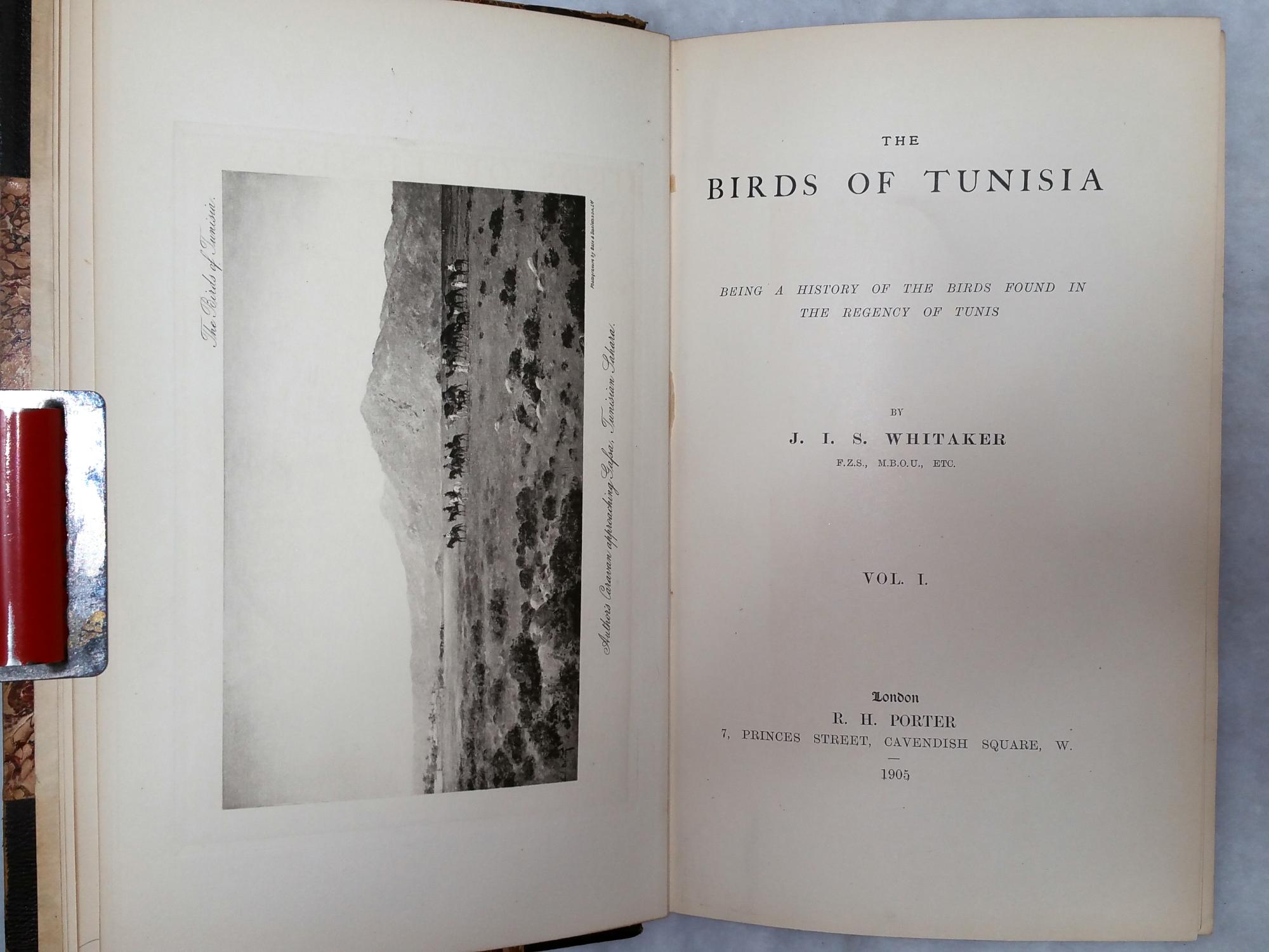 The Birds of Tunisia: Being a History of the Birds Found in the Regency ...