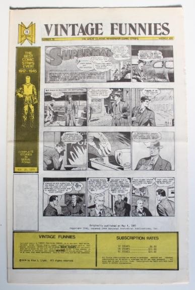 VINTAGE FUNNIES No.079 - The Great Classic Newspaper Comic Strips (1974 ...