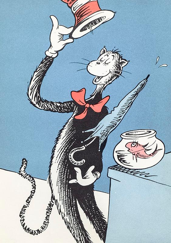 The Cat in the Hat. by Seuss, Dr. (Theodor Geisel): (1957) Signed by ...