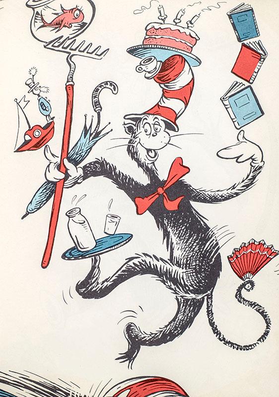 The Cat in the Hat. by Seuss, Dr. [Theodor Geisel]: (1957) Signed by ...