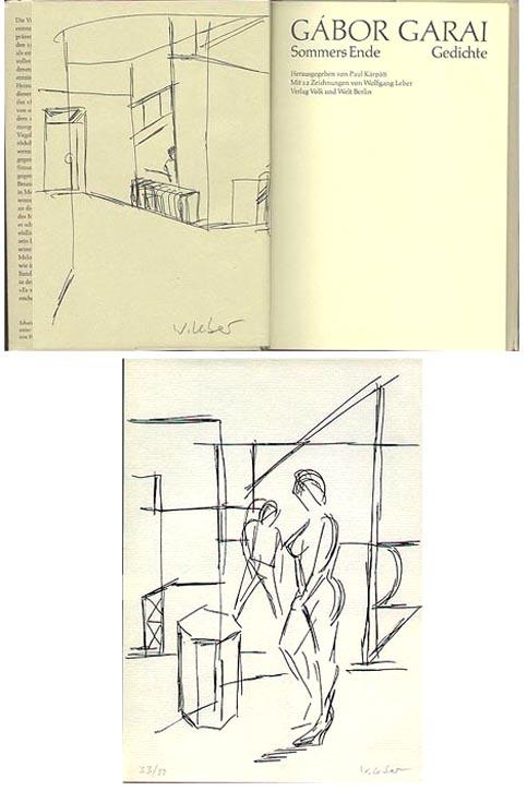 Gabor Garai. Sommers Ende. Gedichte Mit 12 Zeichnungen von Wolfgang ...