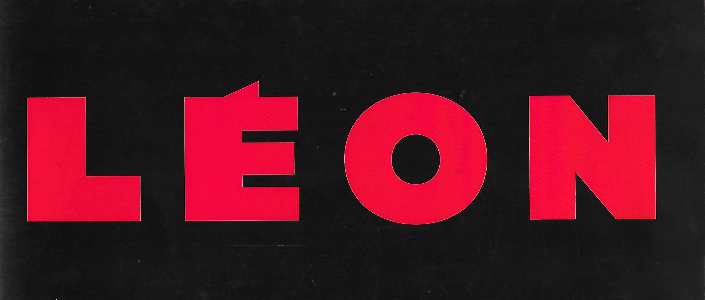 Plaquette publicitaire pour le film Léon de Luc Besson. by [BESSON (Luc ...