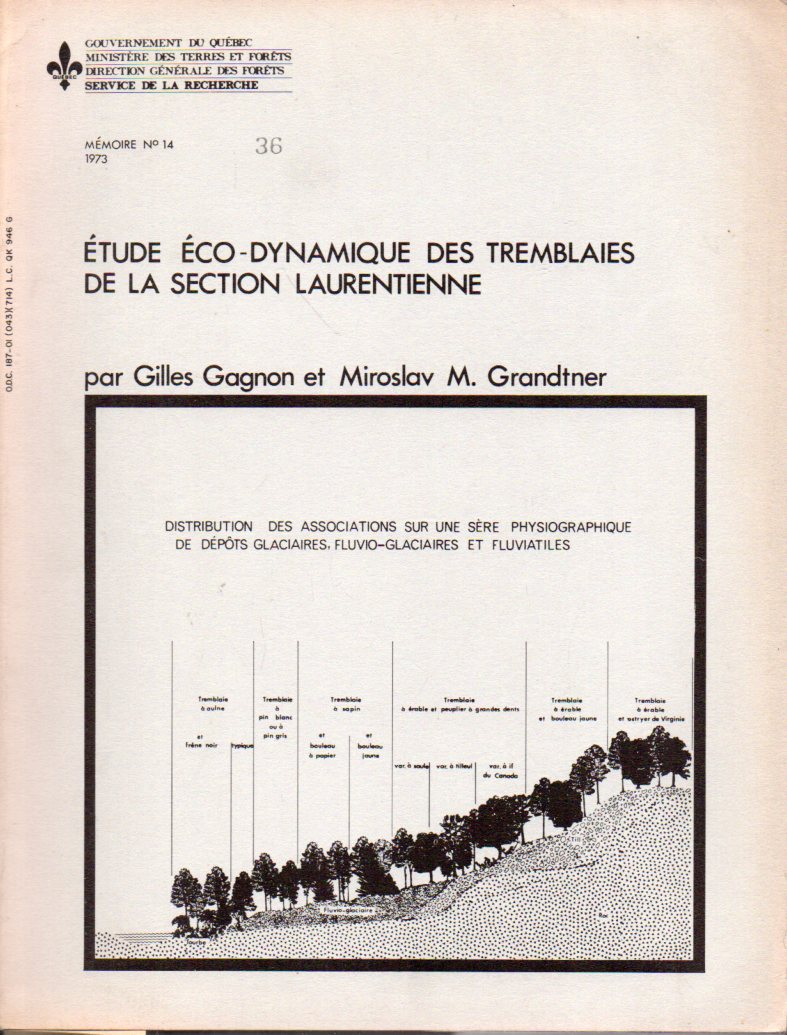 Etude Eco-Dynamique des Tremblaies de la Section Laurentienne(Memoire ...