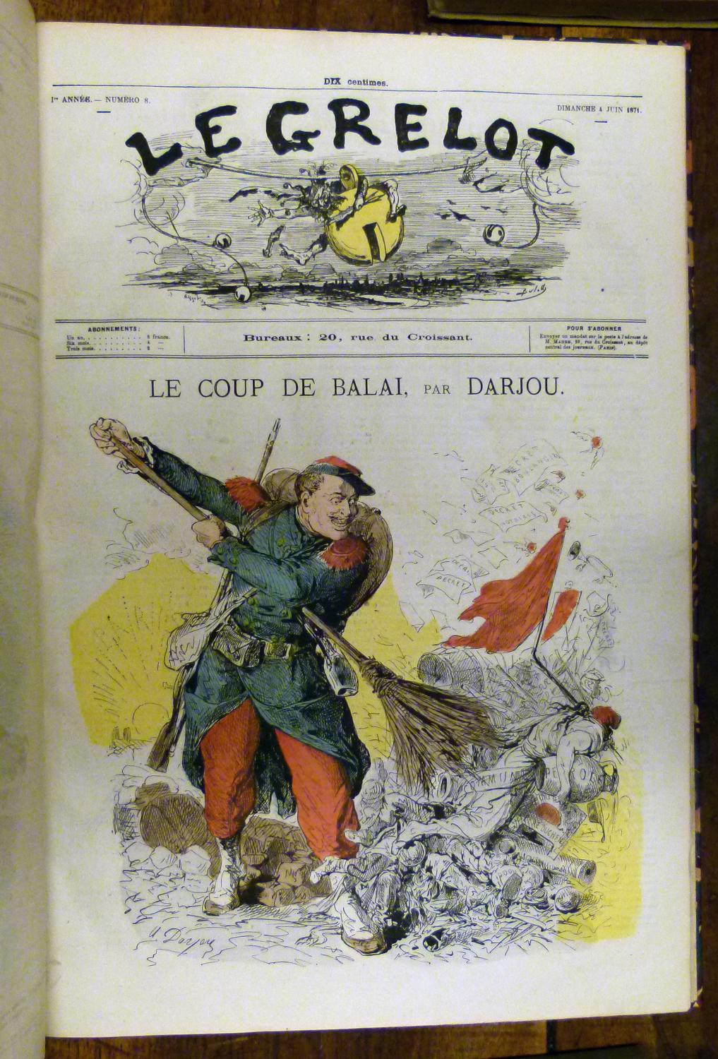 LE GRELOT, JOURNAL ILLUSTRE POLITIQUE ET SATIRIQUE (Hebdomadaire ...