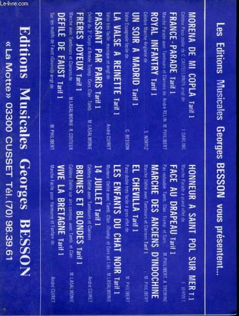 LES EDITIONS MUSICALES GEORGES BESSON par COLLECTIF: Partition de ...
