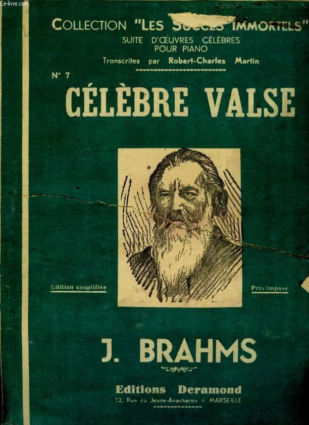 CELEBRE VALSE OP 39 N° 15 von BRAHMS J.: Noten | Le-Livre