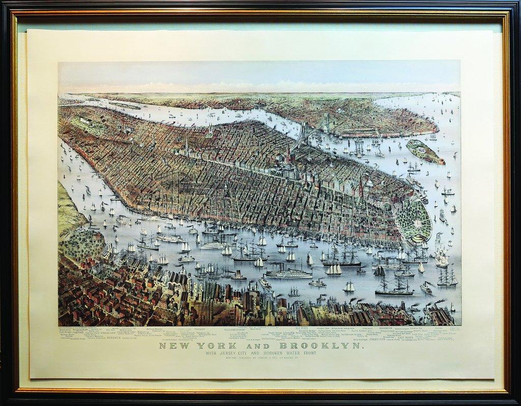 New York and Brooklyn with Jersey City And Hoboken Waterfront de ...