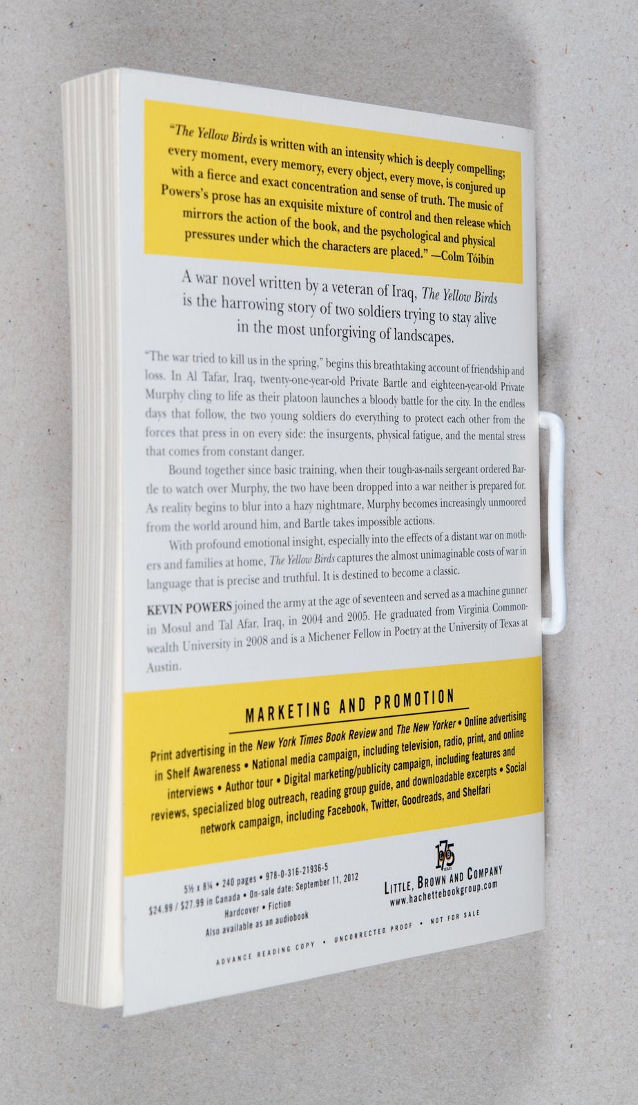 The Yellow Birds; A Novel by Powers, Kevin: Fine Paperback (2012) First ...