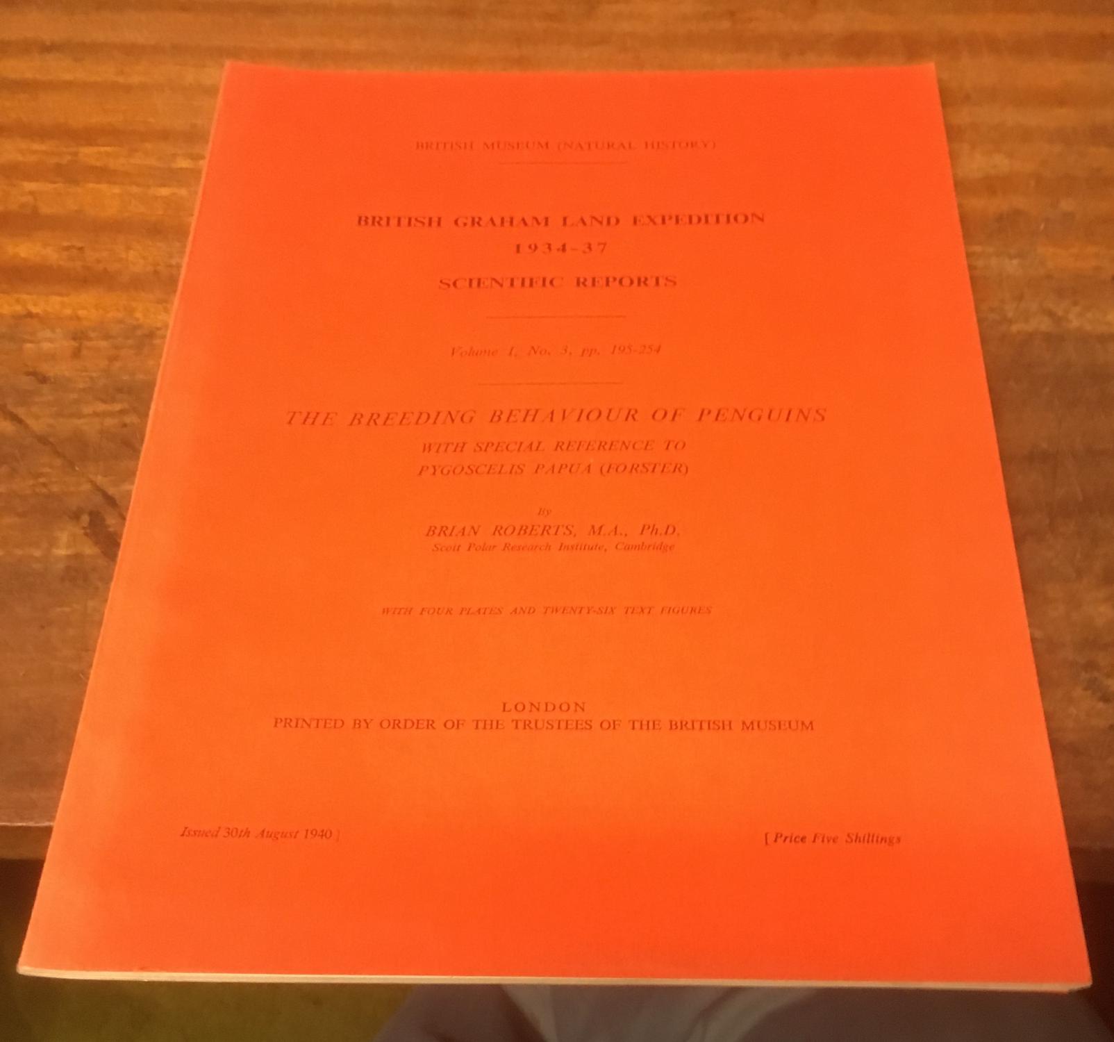 British Graham Land Expedition 1934-37. Scientific Reports: The ...