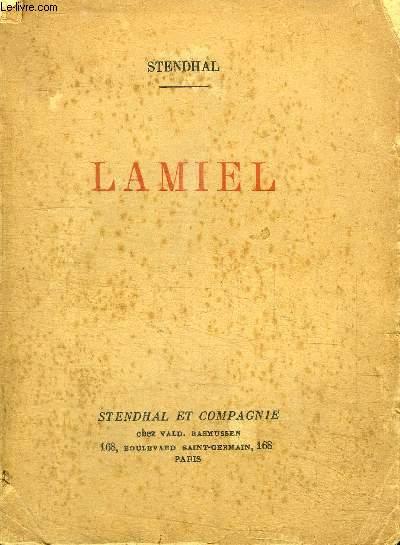 LAMIEL by STENDHAL: bon Couverture souple (1926) | Le-Livre