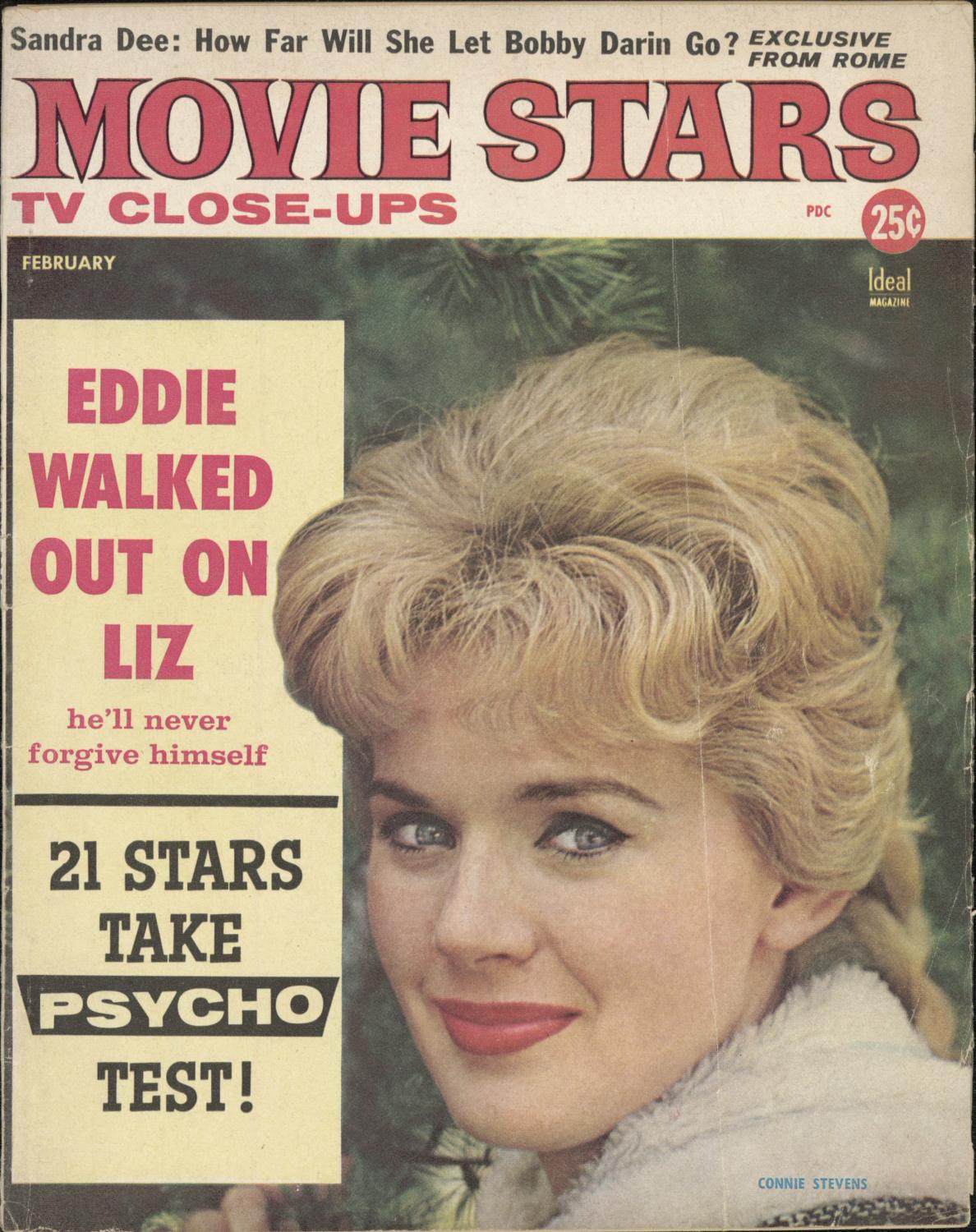 Movie Stars, TV Close-Ups: Vol. 13, No. 10 (February 1961): Connie ...