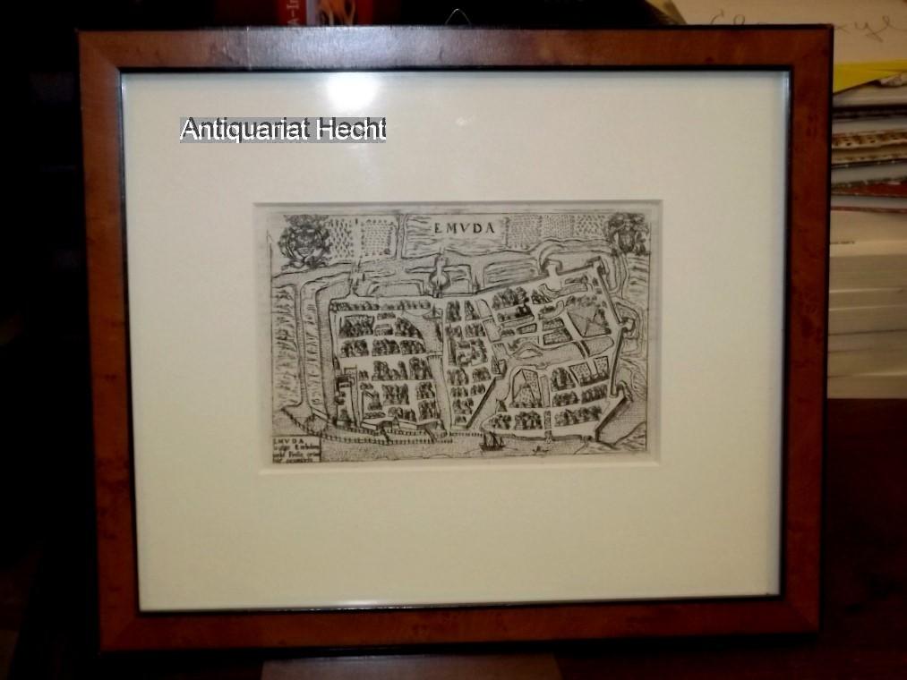 EMVDA / Emden. Kupferstich aus Universus Terrarum Orbis Scriptorum ...