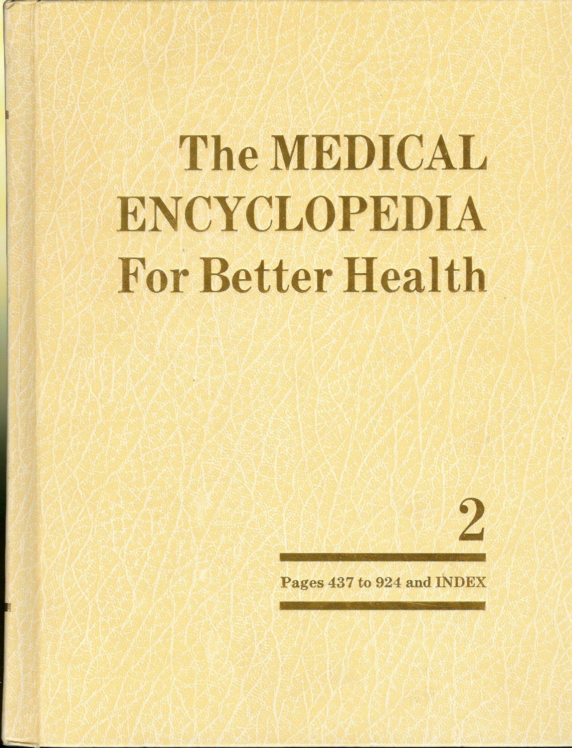 The Medical Encyclopedia for Better Health: Two Volume Set by Wagman ...