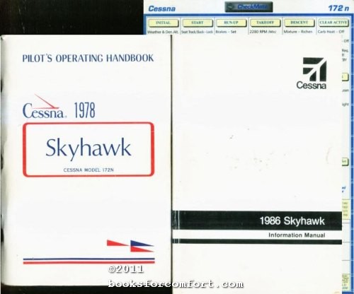 Cessna Skyhawk Model 172N Pilots Operating Handbook, Flight CheckMate ...
