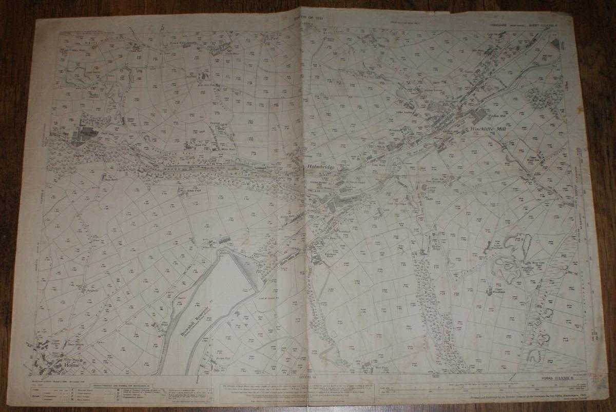 1:2,500 Ordnance Survey Map, Yorkshire (West Riding) Sheet CCLXII.6 ...
