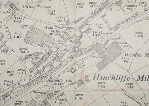 1:2,500 Ordnance Survey Map, Yorkshire (West Riding) Sheet CCLXII.6 ...