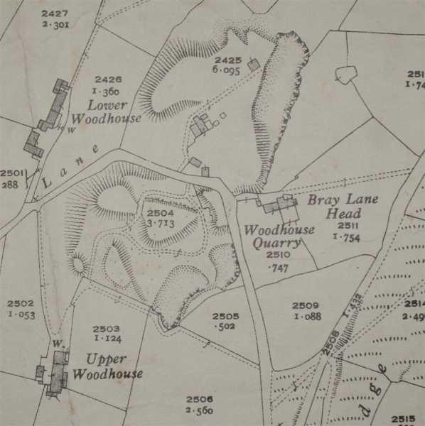 1:2,500 Ordnance Survey Map, Yorkshire (West Riding) Sheet CCLXII.6 ...