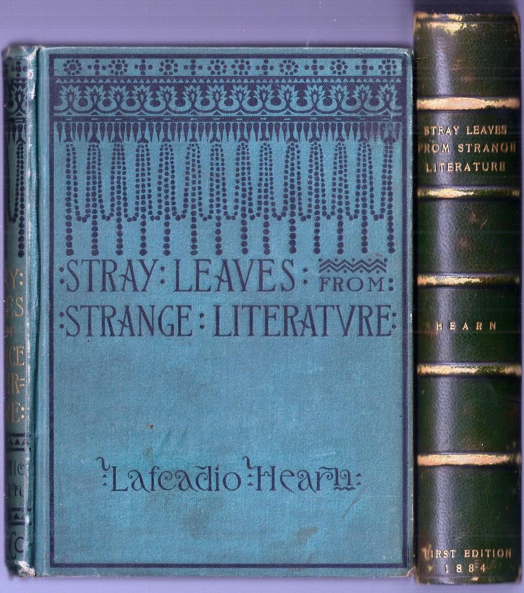 STRAY LEAVES FROM STRANGE LITERATURE by HEARN, Lafcadio: Hardcover ...