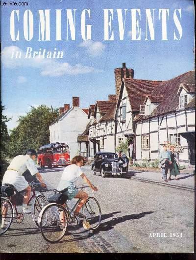 COMING EVENTS IN BRITAIN - APRIL 1954 / The wild Flowers have arrived ...