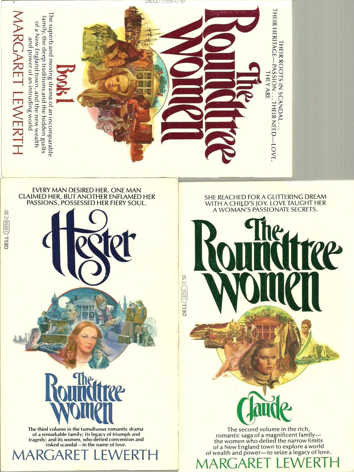 The Roundtree Women - 3 volumes Set by Margaret Lewerth: Very Good Soft ...