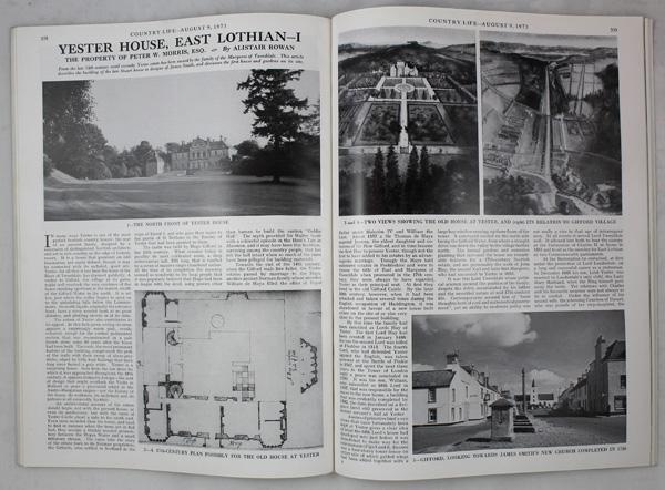 Original Issues of Country Life Magazine Dated Aug 9th, 16th & 23rd ...