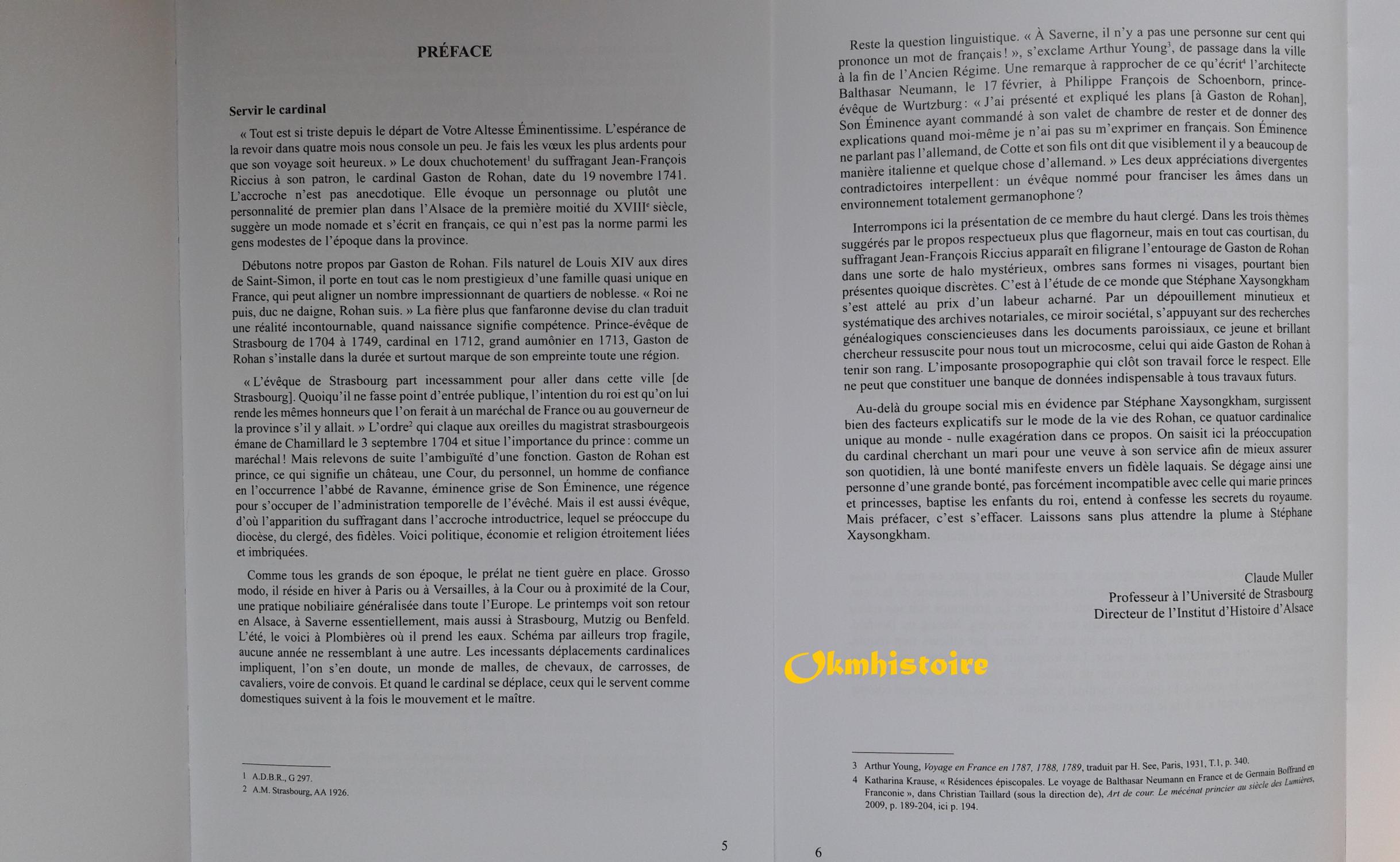La maison du cardinal Armand Gaston de Rohan : officiers, domestiques ...