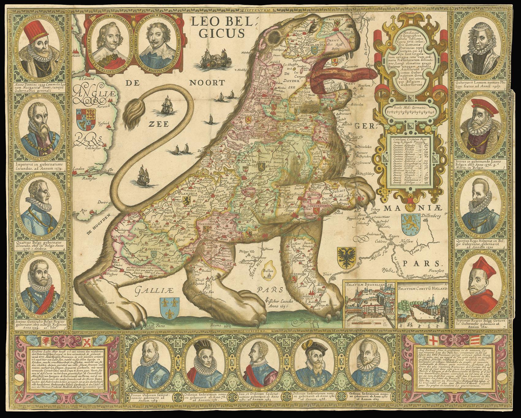 Leo Belgicus. by DOETECUM, Johan van: (1650) | Daniel Crouch Rare Books Ltd