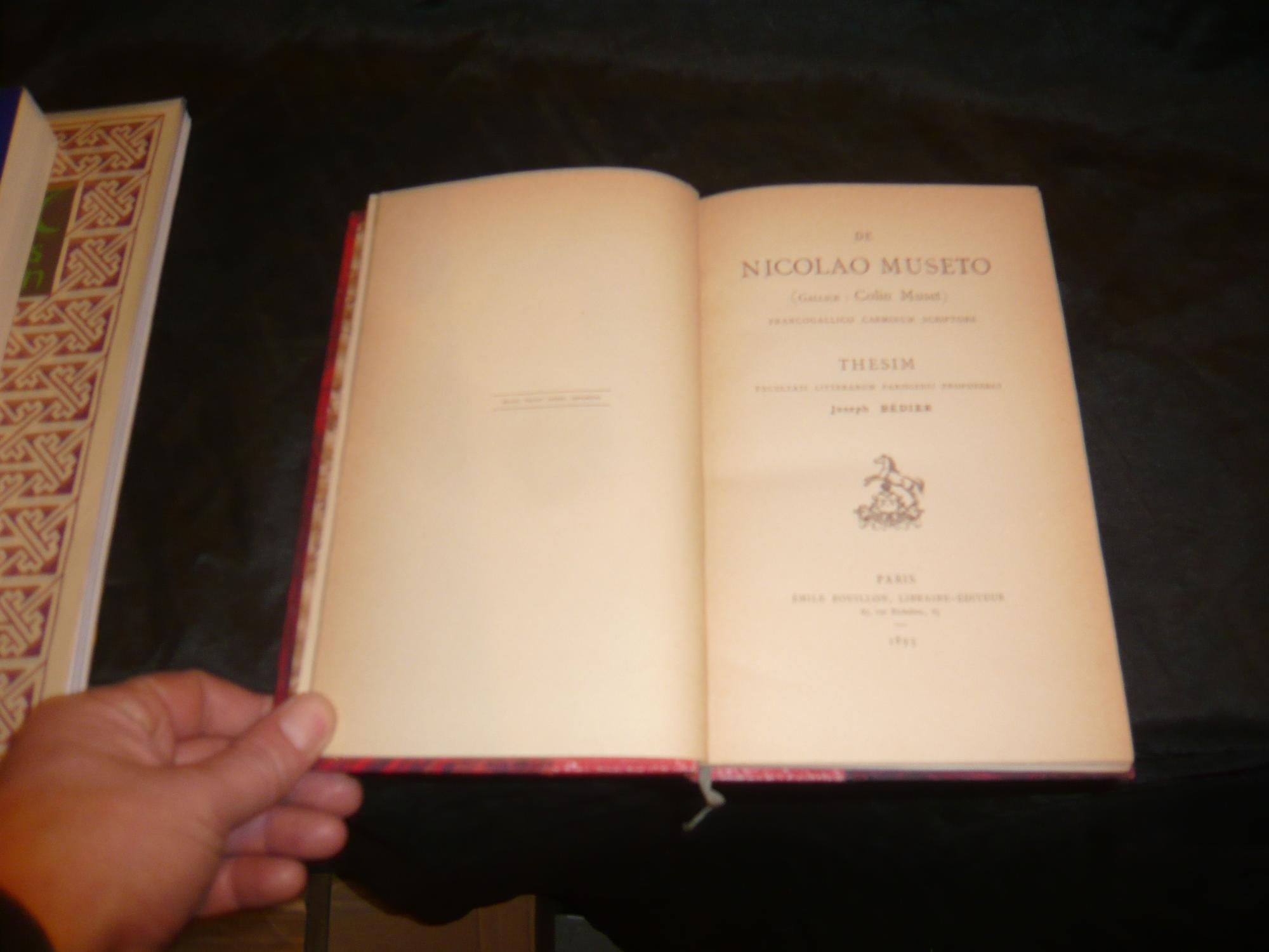 DE NICOLAO MUSETO (GALLICE : Colin MUSET) Francogallico Carminum ...