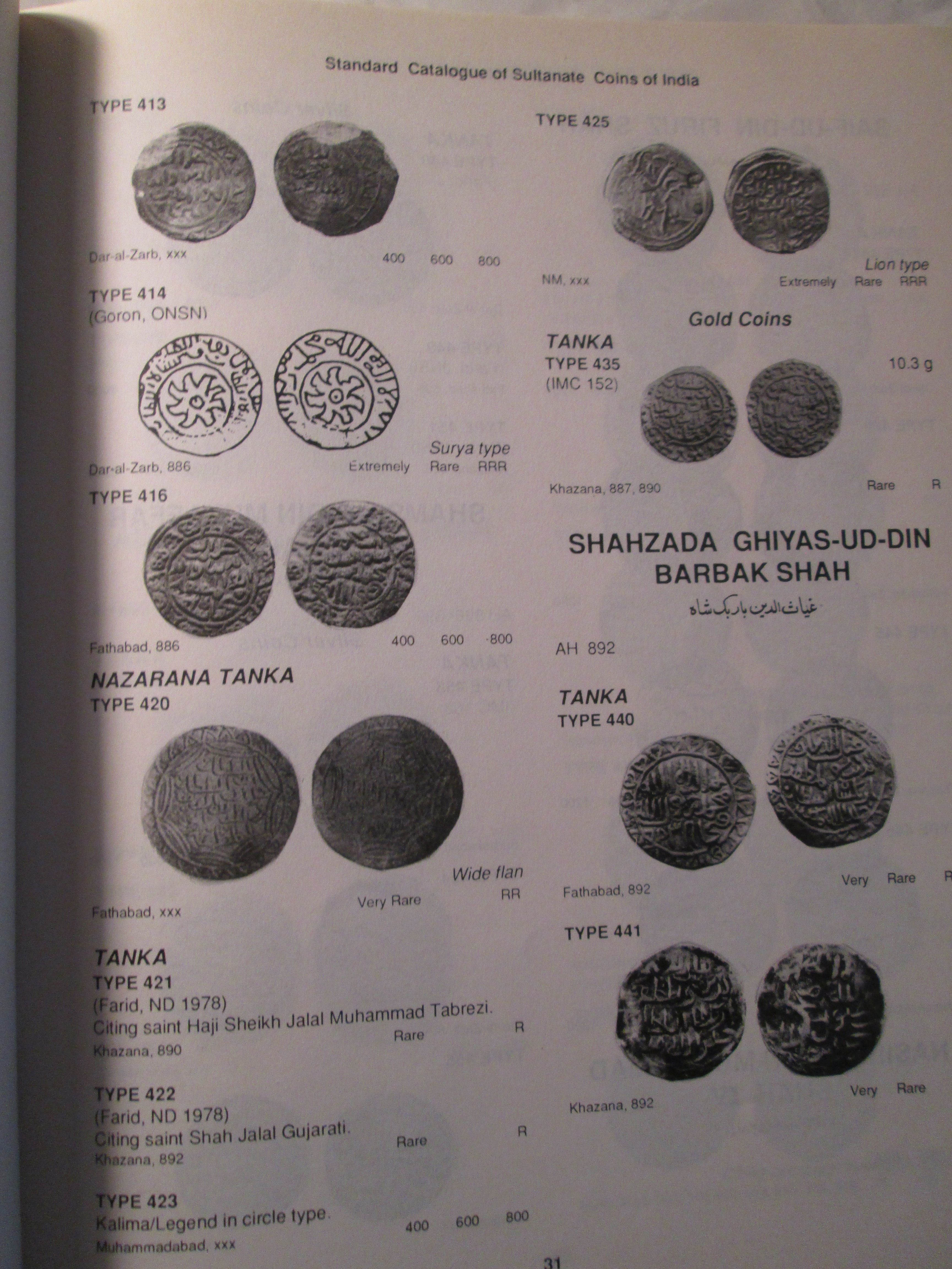 Standard Catalogue of Sultanate Coins of India by Rajgor, Dilip: orig ...