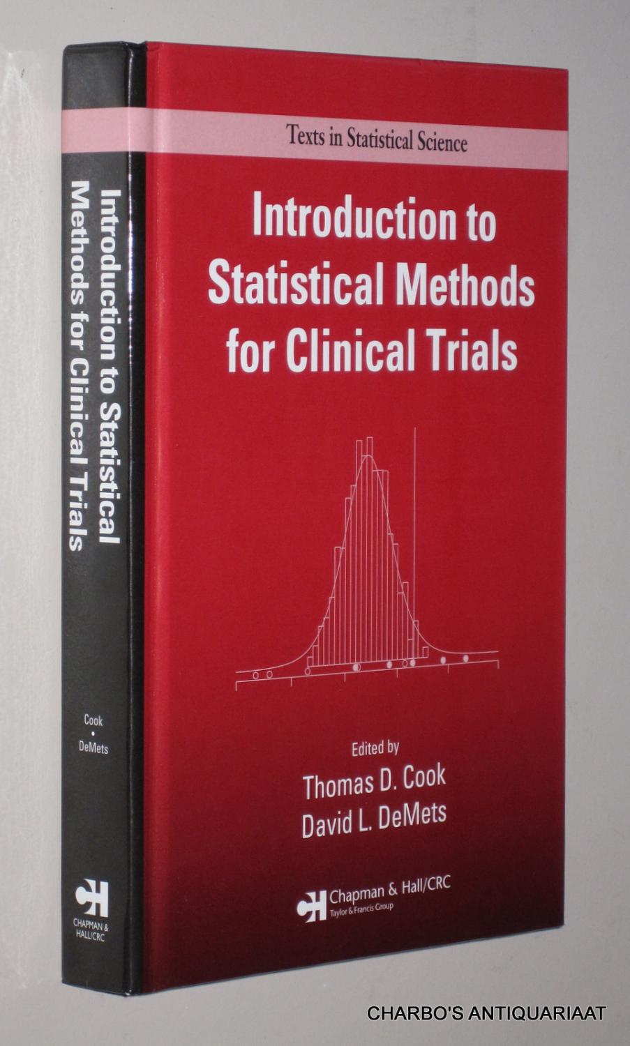 Introduction to statistical methods for clinical trials. de COOK ... Introduction to statistical methods for clinical trials. de COOK ...
