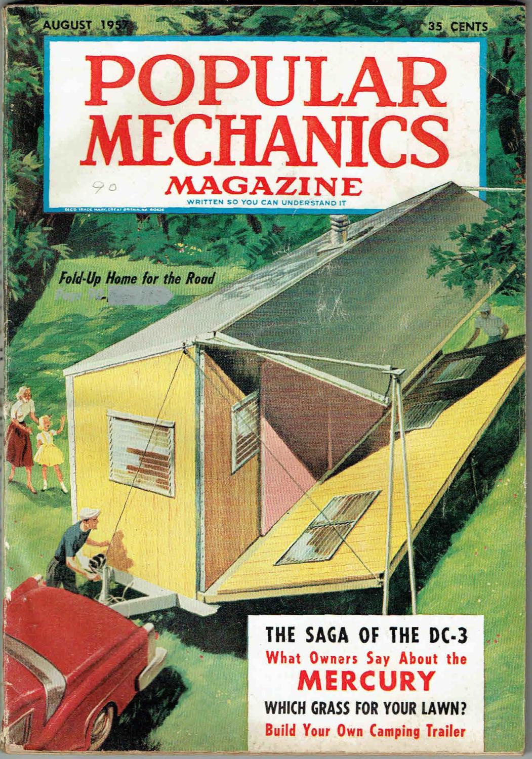 POPULAR MECHANICS MAGAZINE: AUGUST 1957, Volume 108, Number 2 by H. H ...