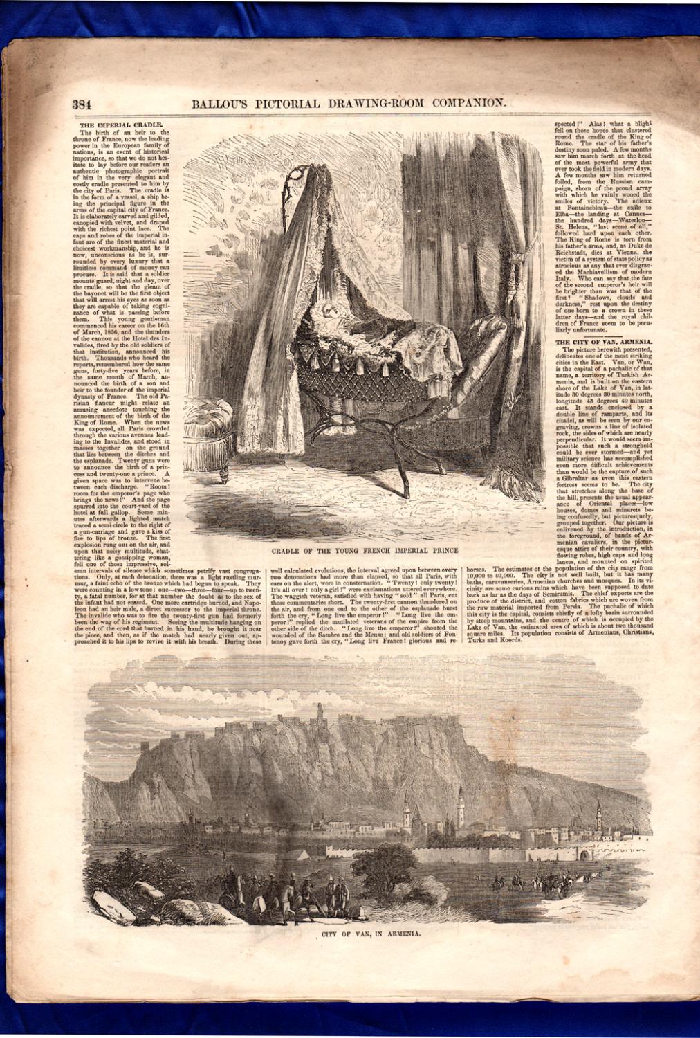 Ballou's Pictorial and Drawing-Room Companion June 14 1856 [Taunton ...