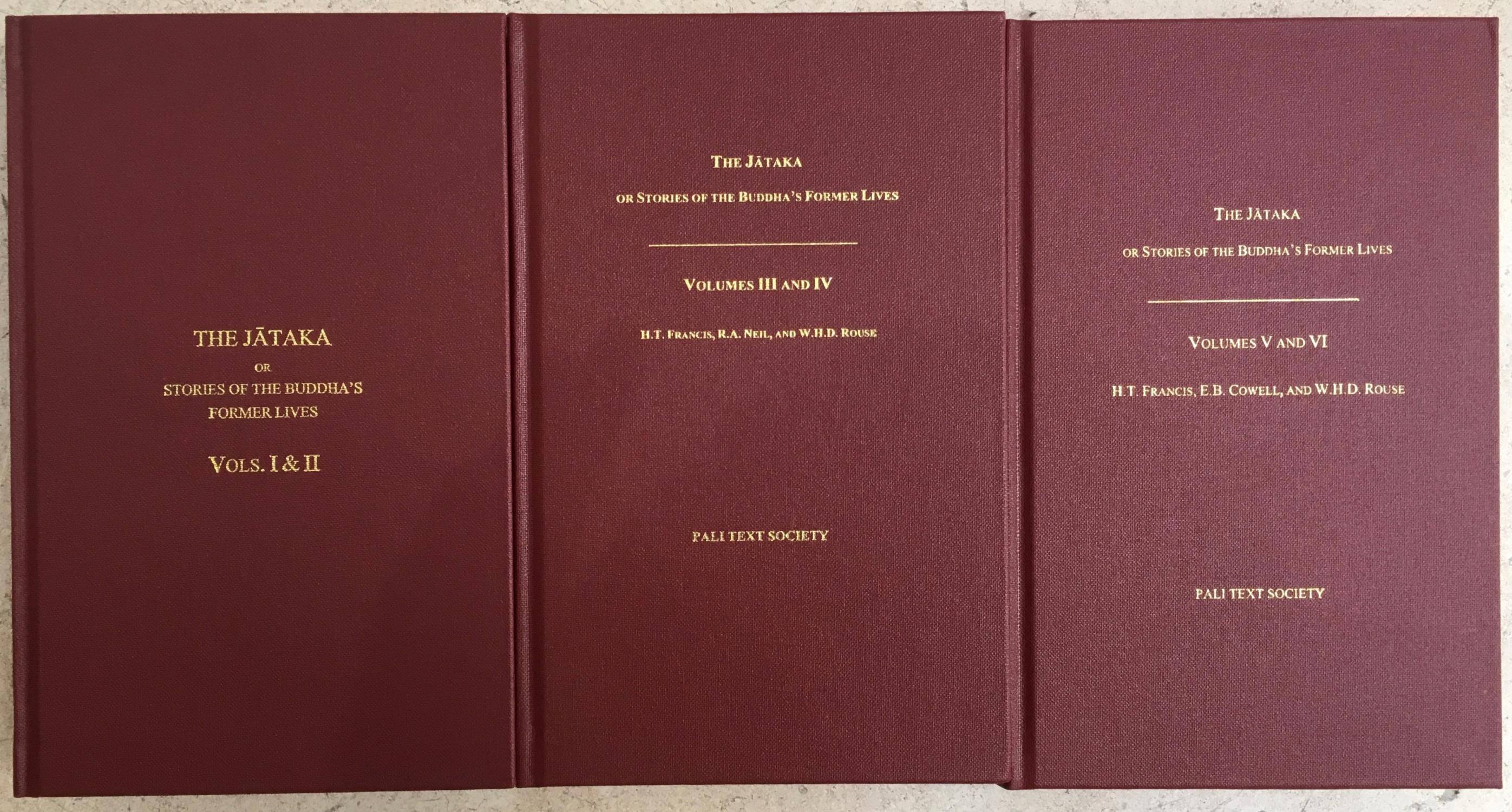 The Jataka, or, Stories of the Buddha's former lives [3 Book Set ; 6 ...