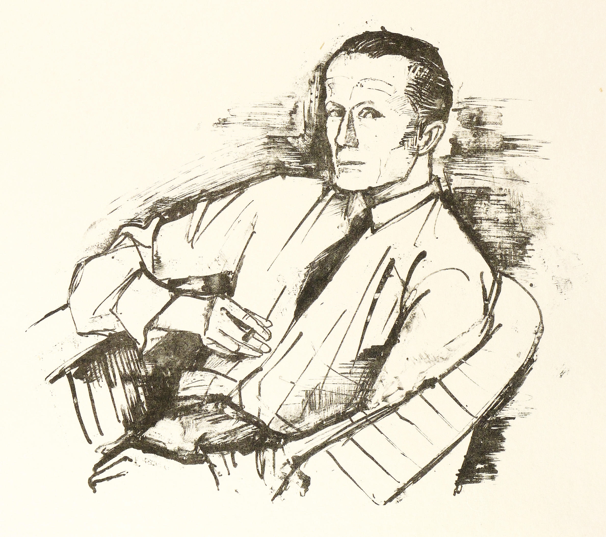 Hofer, Karl. - "Portrait Emil Rudolf Weiss".: (1926) 0. Art / Print ...